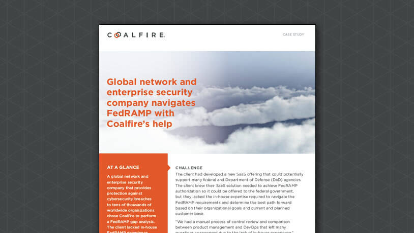 Global Enterprise Security Company and FedRAMP | Coalfire