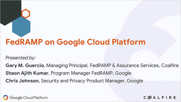FedRAMP on Google Cloud Platform | Coalfire