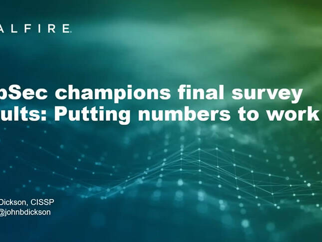 Application Security Champions Report | Coalfire